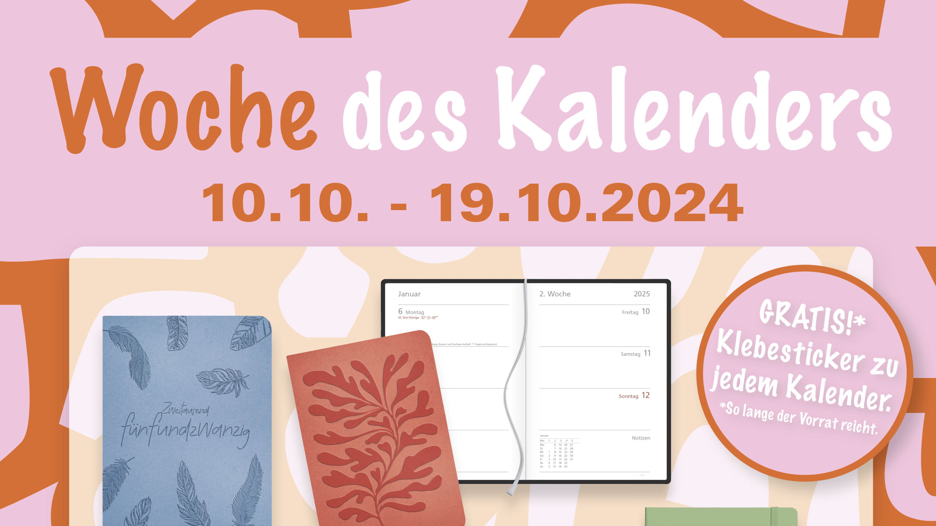 Gratis Sticker bei der Woche des Kalenders - WKO