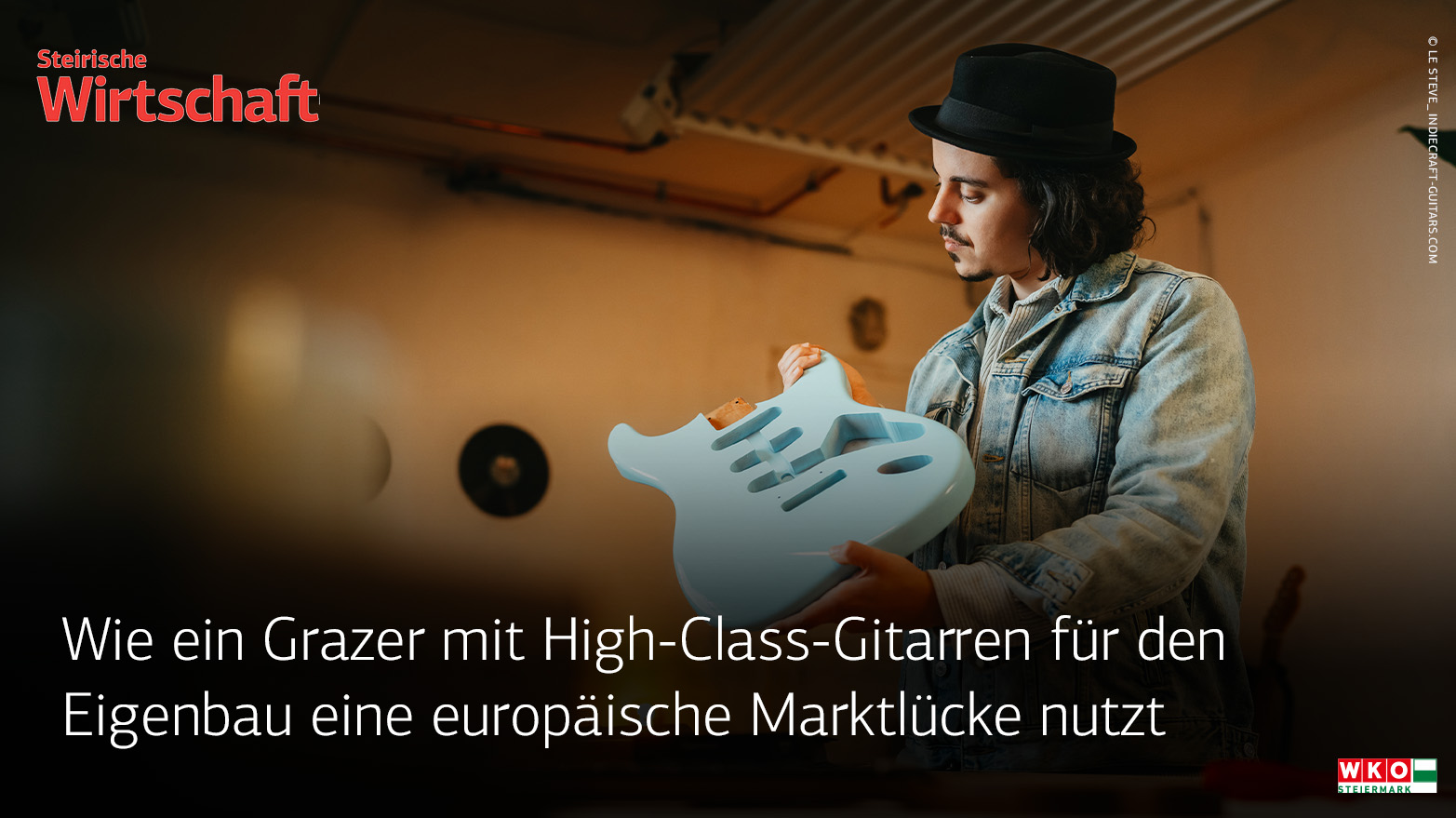 Do-it-yourself-E-Gitarren aus Graz in Bühnen-Qualität - WKO