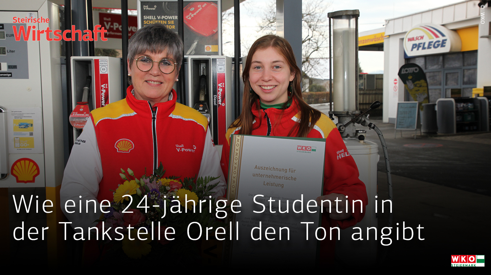 24-jährige Studentin gibt in der Tankstelle den Ton an - WKO